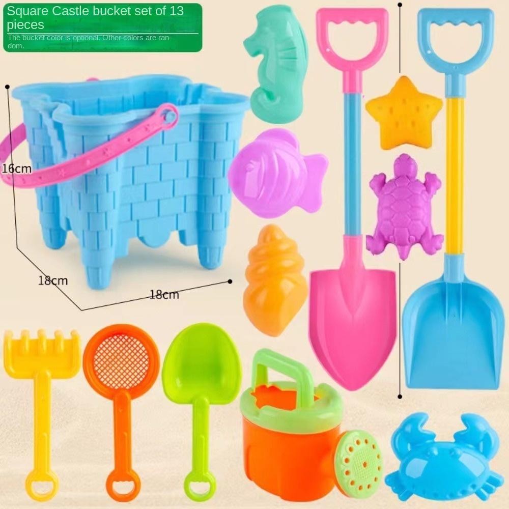 Cartoon Interactive Kettle Seaside Beach Parent-child Shovel Beach ...