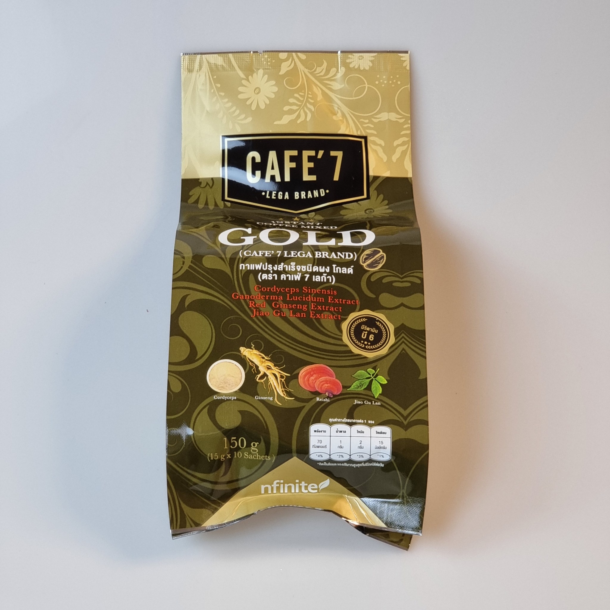 CAFE’7 GOLD BRAND คาเฟ่ 7 โกลด์ 10 ซอง - PZshop 1594451847 - ThaiPick