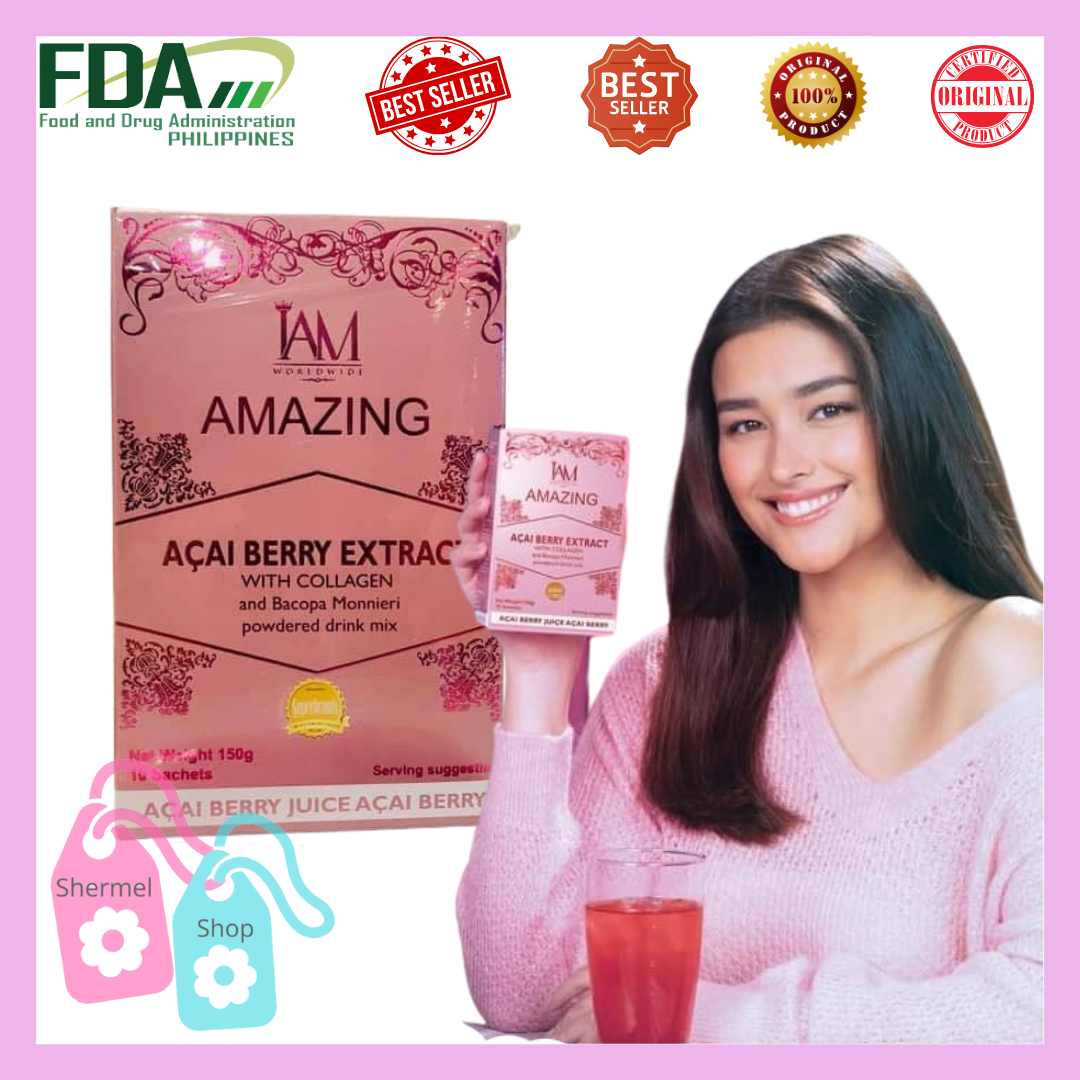 Amazing Acai Berry With Collagen and Bacopa Monnieri powdered Mix drink ...