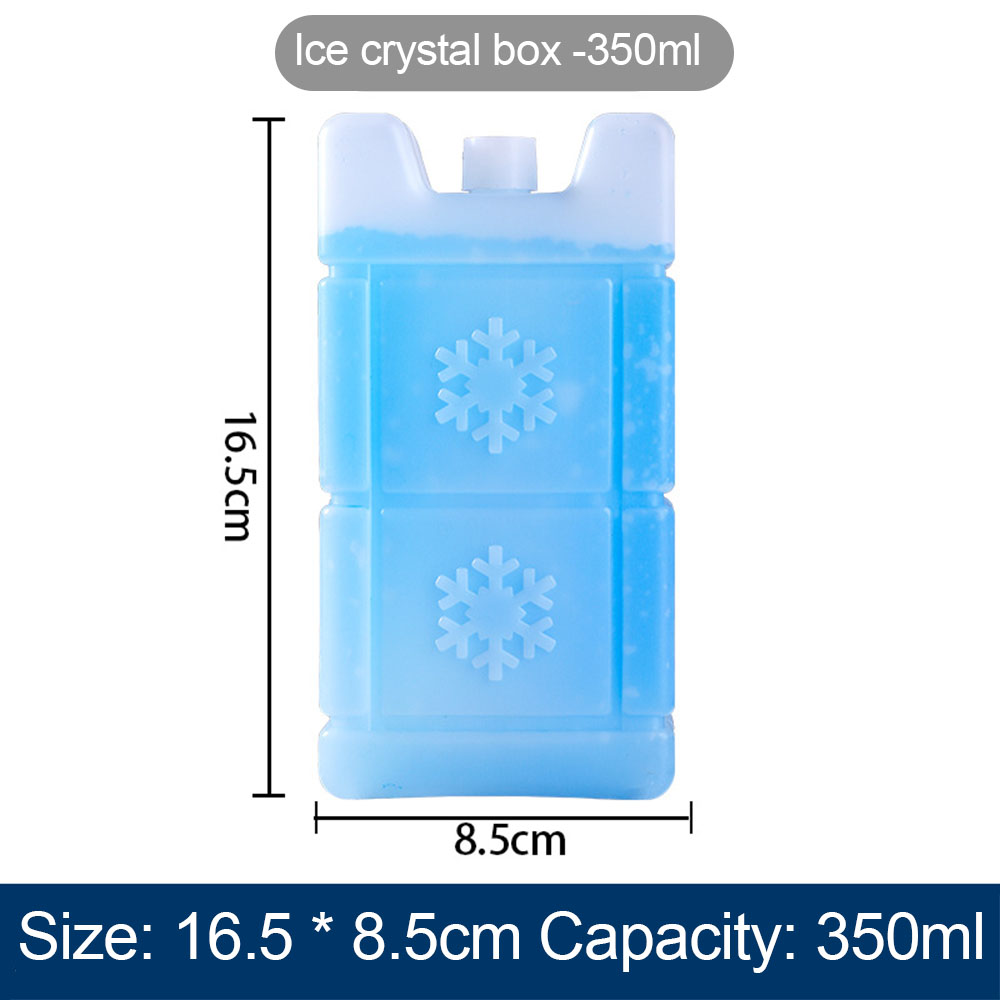 Reusable Ice Brick Block Ice Pack Cooler Freezer Milk Storage Fan ...