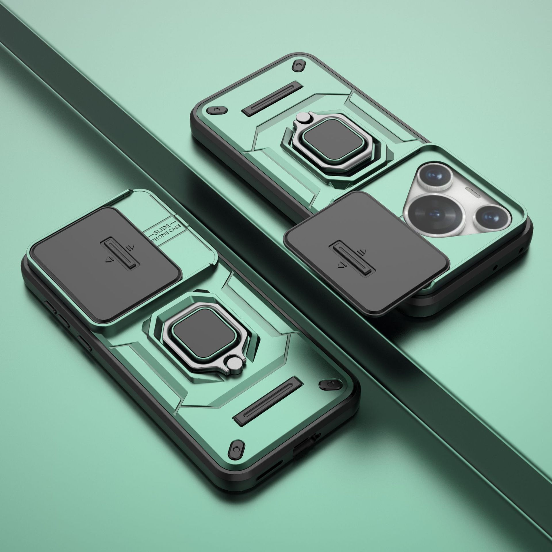 Huawei Nova 13 Pro Case with Slide Camera Cover，Rotated Ring Kickstand ...
