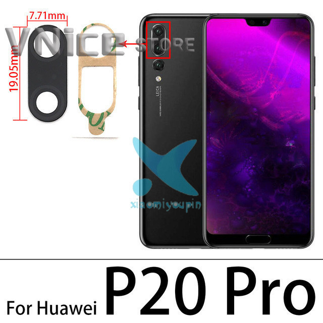 Back Battery Cover Case For Huawei P20 Pro 3D Glass Rear Door Housing ...