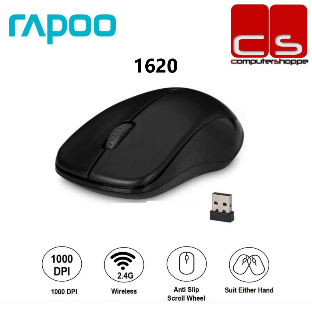 Rapoo 1620 Wireless Optical Mouse | Lazada