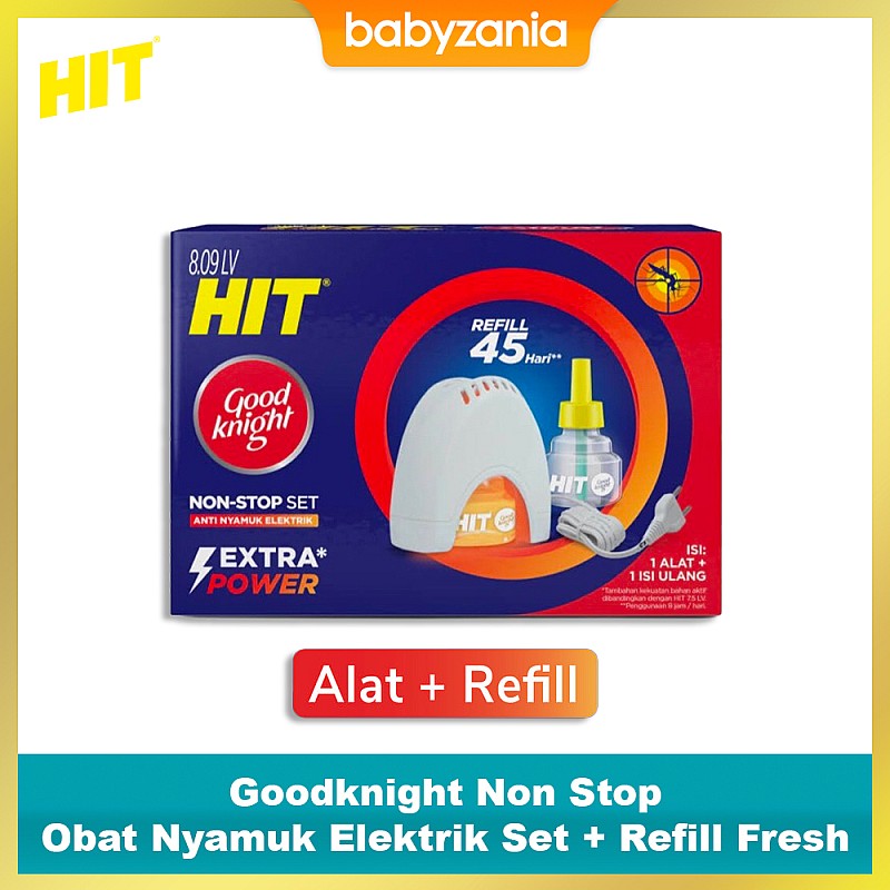 HIT Goodknight Non Stop Set Obat Anti Nyamuk Elektrik Alat + Refill | Lazada Indonesia