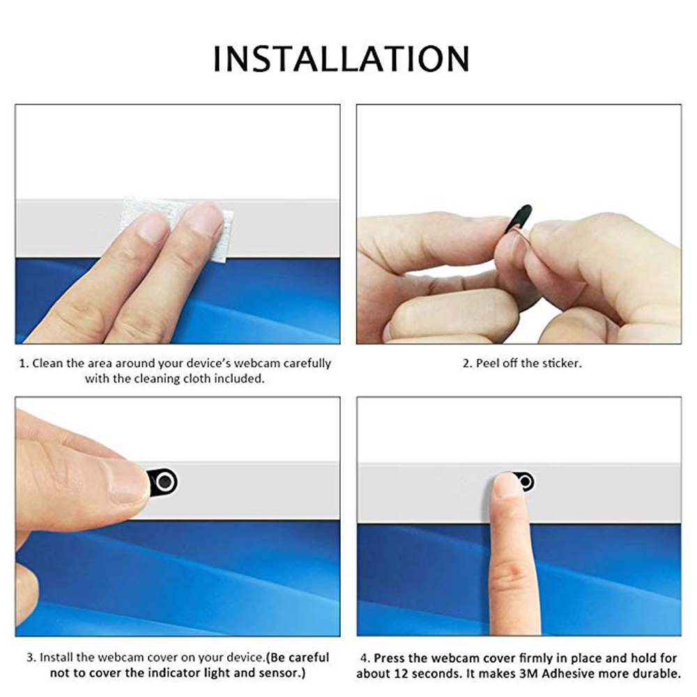 【New Arrivals】Laptop Webcam Cover Slider 1/2/3/4/5/6Pack 0.023 Inch ...
