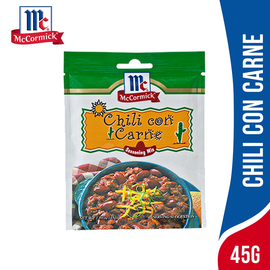 ♖McCormick Chili con Carne Seasoning Mix 45g♘ | Lazada PH