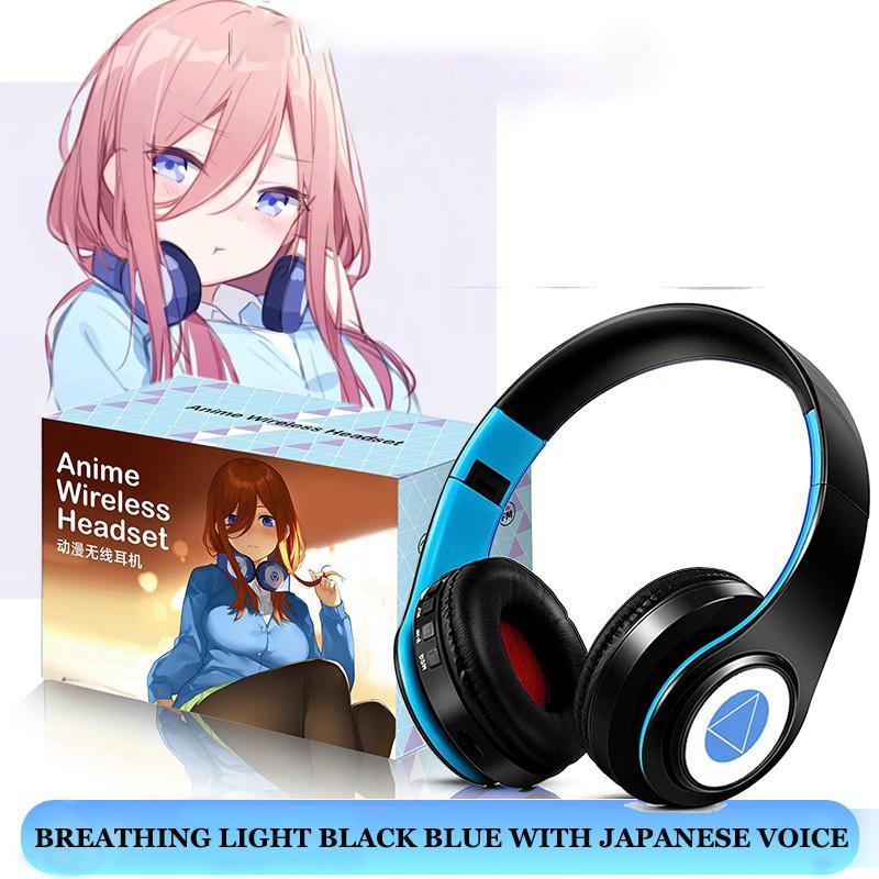 Anime Nakano Miku Cosplay Headset Bluetooth Headphone The ...