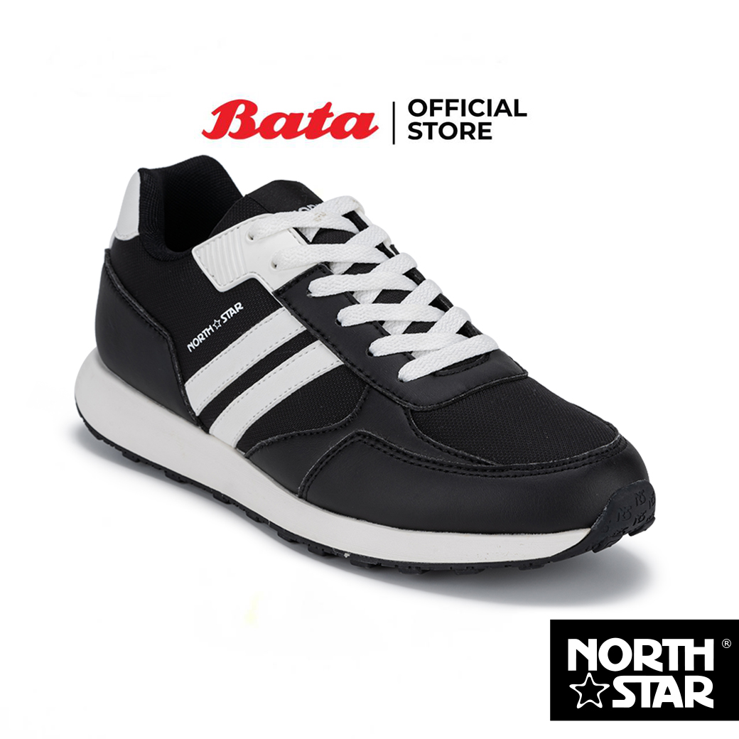 Bata บาจา by North Star รองเท้าผ้าใบสนีคเกอร์แบบผูกเชือก ดีไซน์เท่ห์ สวมใส่ง่าย สำหรับผู้ชาย สี ...