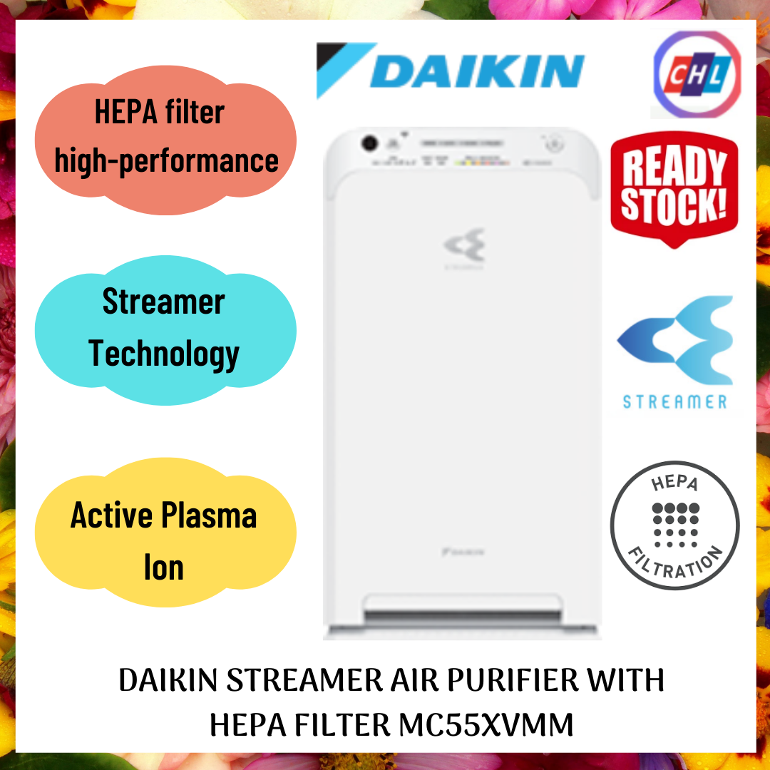 Daikin Air Purifier With Streamer Active Plasma Ionizer & Electrostatic ...