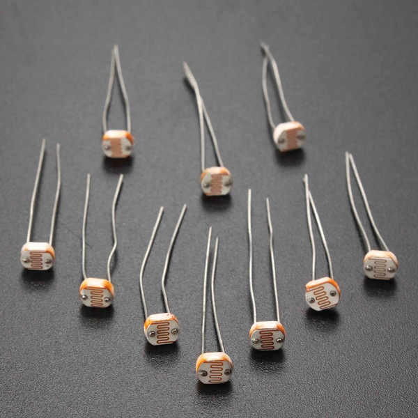 10PCS 5MM GL5537 Photoresistor LDR Photo Resistors Light-Dependen?t ...