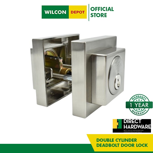 DIRECT HARDWARE Double Cylinder Deadbolt Door Lock TL D502-SN by Wilcon ...