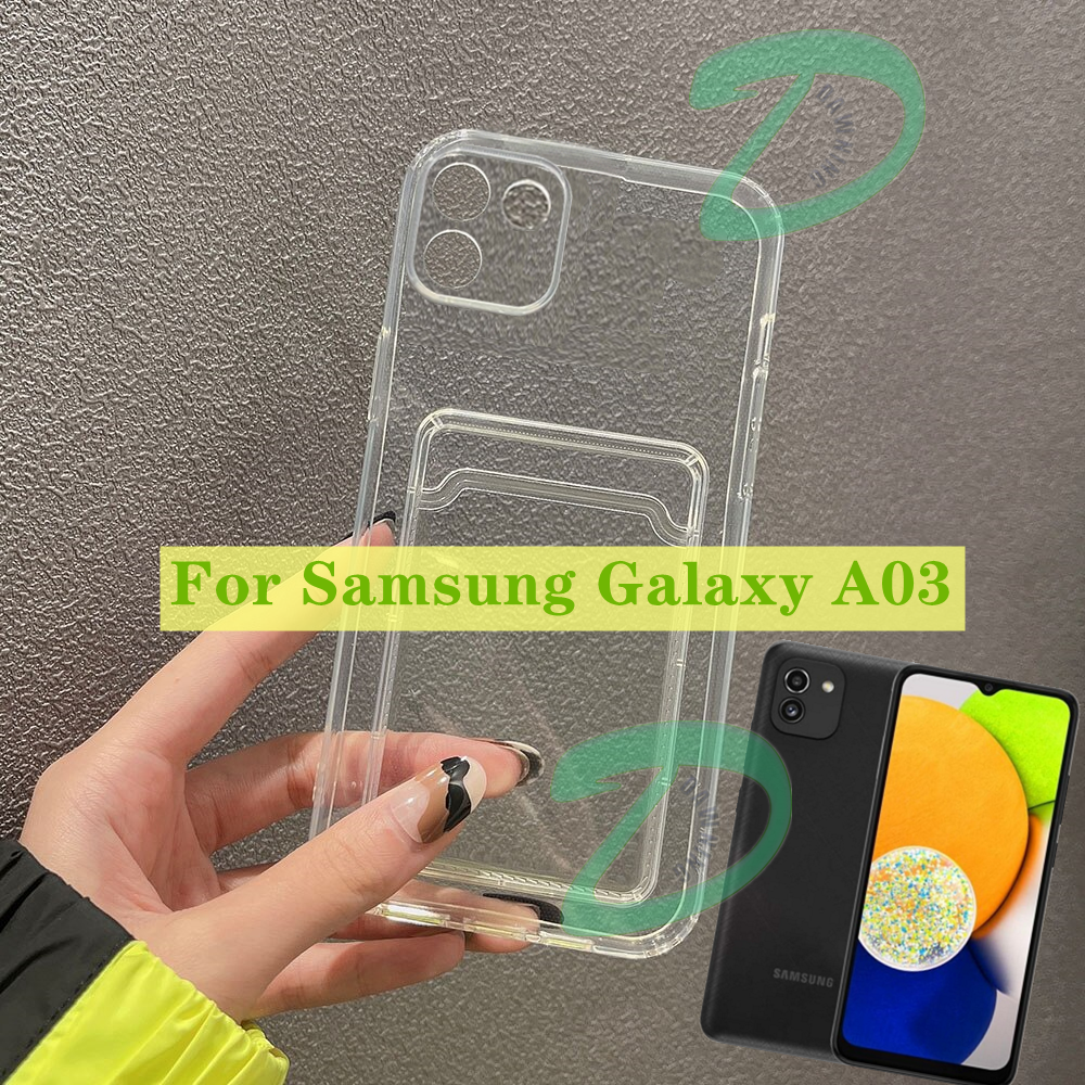Transparent TPU Phone Case For Samsung Galaxy A03 Case Soft Thin Clear ...
