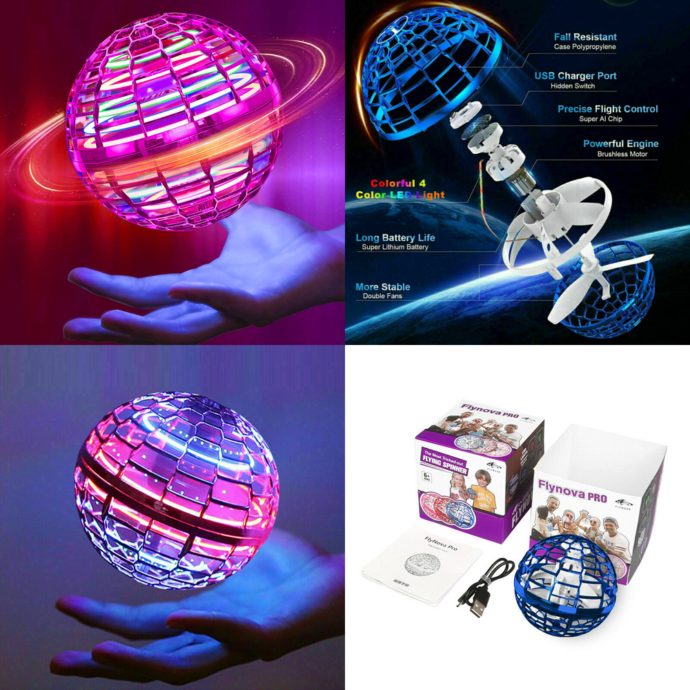 Wireless Rechargeable Flying Ball With Remot | Daraz.pk