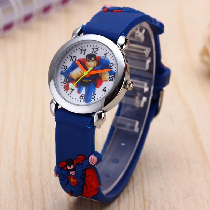 Disney Superman Minnie Spider Man Watch Creative Gift for Elementary ...