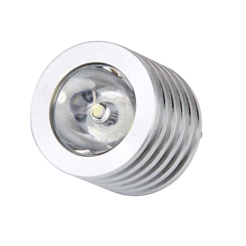 Aluminum 3W USB LED Lamp Socket Spotlight Flashlight White Light - Xu ...