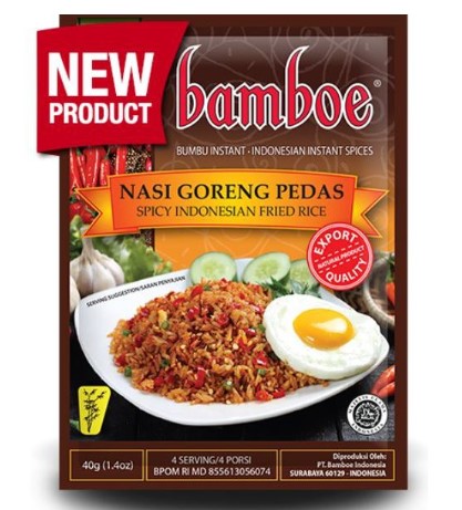 Indonesian Spicy Fried Rice Instant Seasoning Bamboe Brand Authentic ...