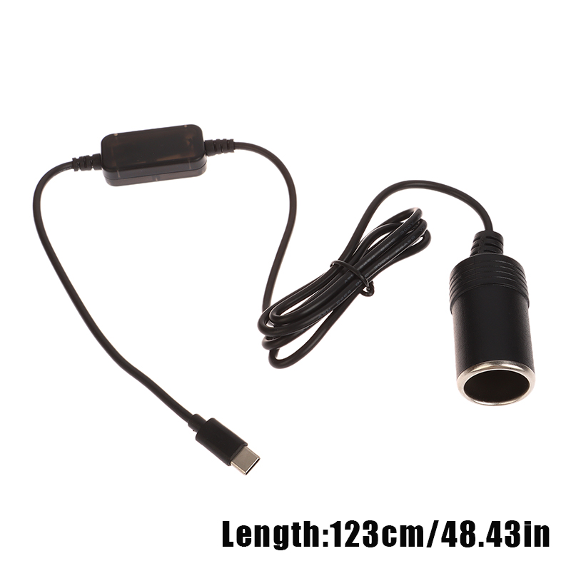 【In-Demand Item】 USB C Type C To 12V Car Socket Female Converter ...