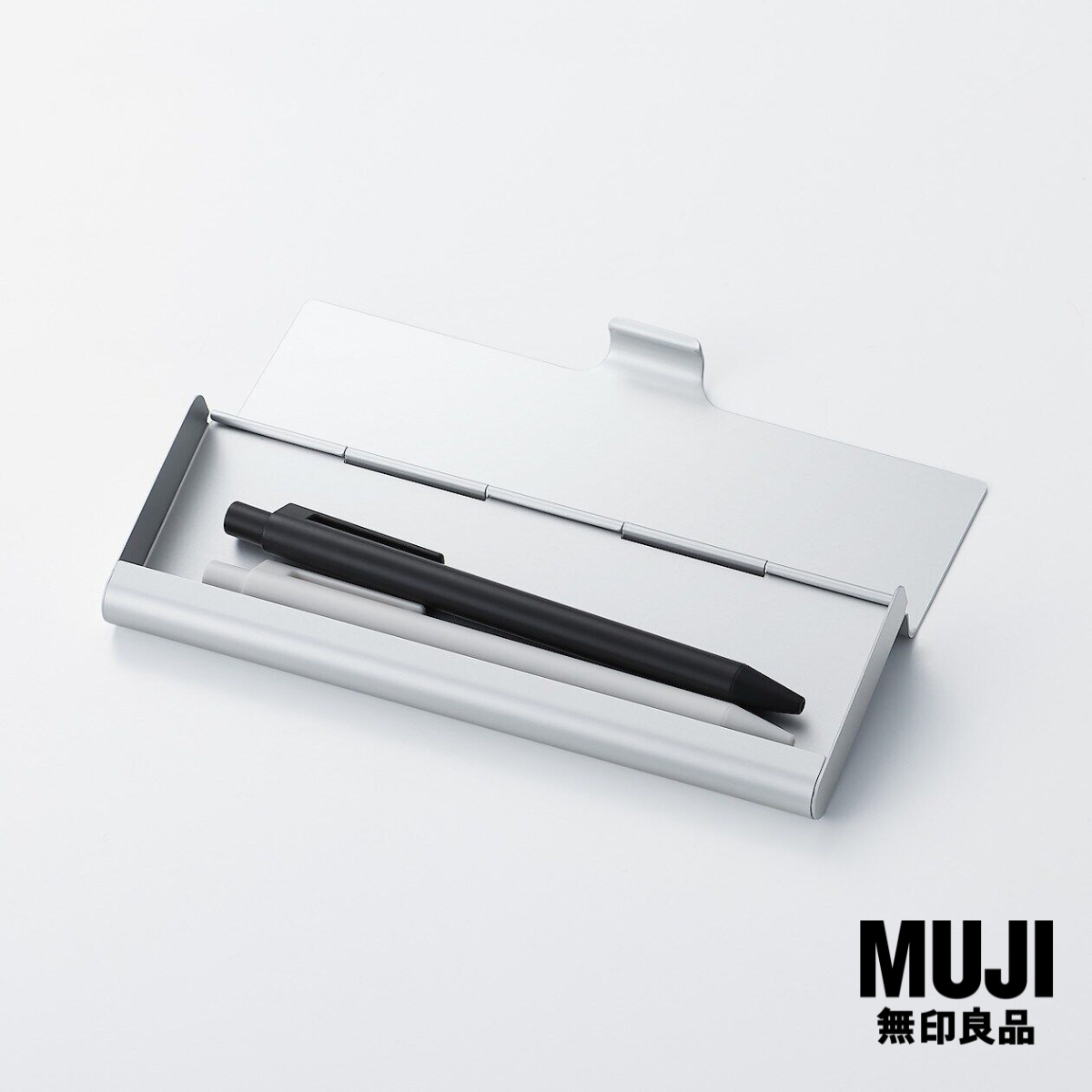 มูจิ กล่องใส่ปากกาอะลูมิเนียม - MUJI Aluminium Pen Case - MUJI - ThaiPick
