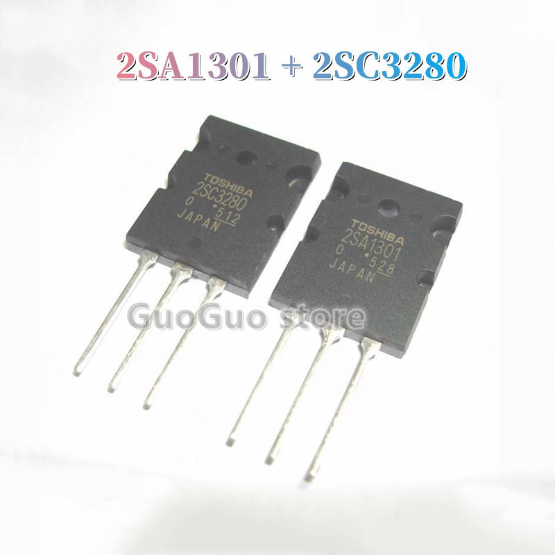 10pcs 2SA1301 2SC3280 TO-3PL A1301 C3280 Audio Power Amplifier ...