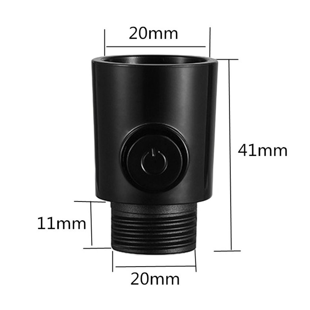 Plastic Shower Arm Diverter Flow Limiter One-Button Water Stop Valve ...