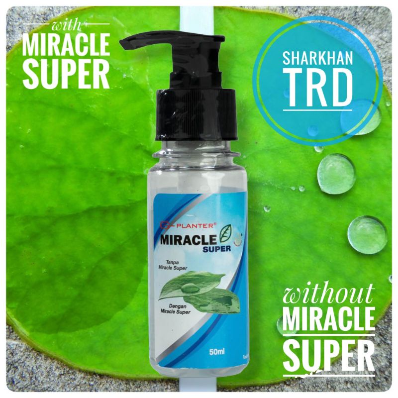 Botol 50ml MIRACLE SUPER G-Planter Adjuvant Pelekat Penyerap Penyebar ...