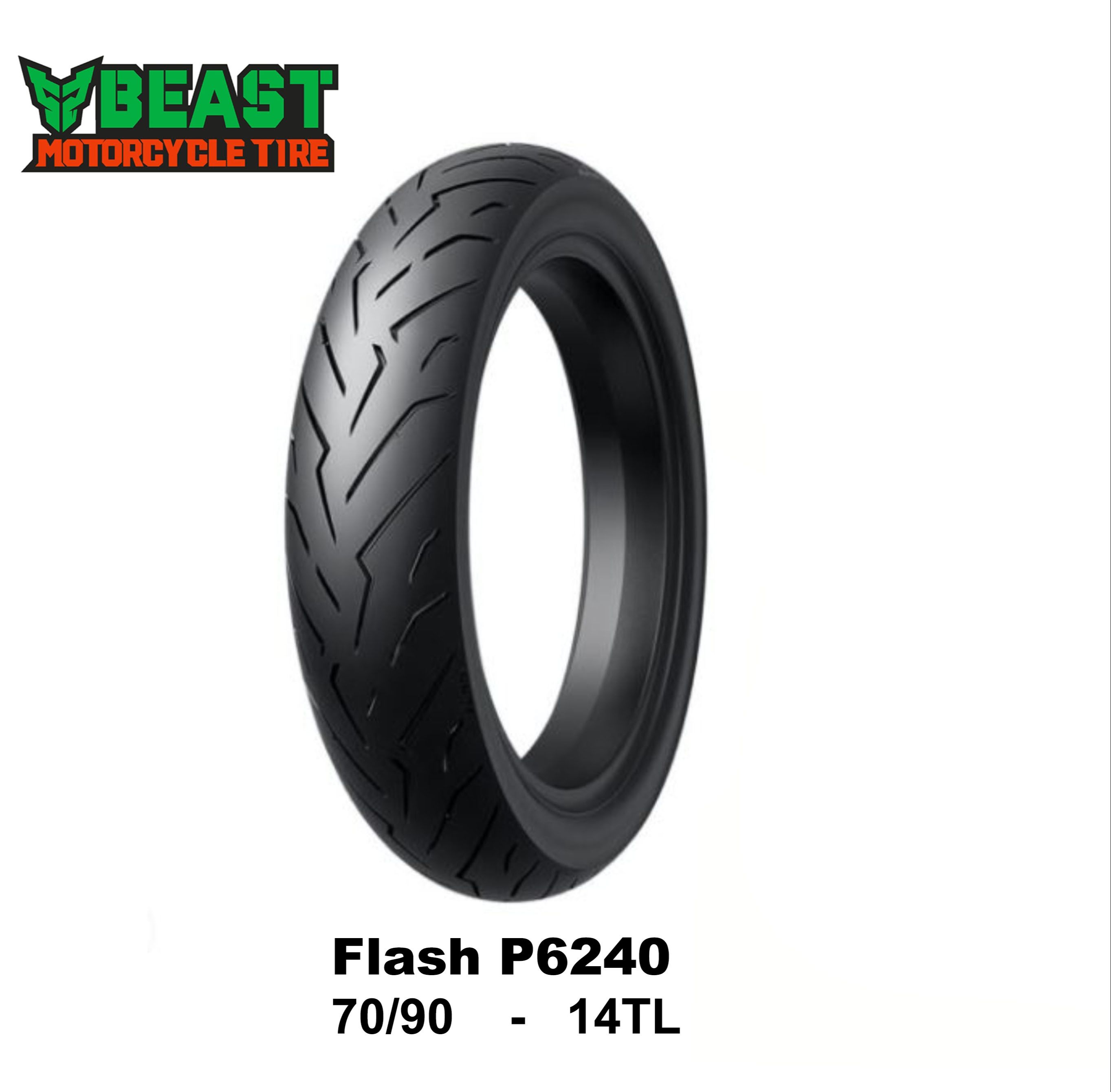 MOTORCYCLE ORIGINAL BEAST TIRE TUBELESS P6240(GULONG) COD | Lazada PH
