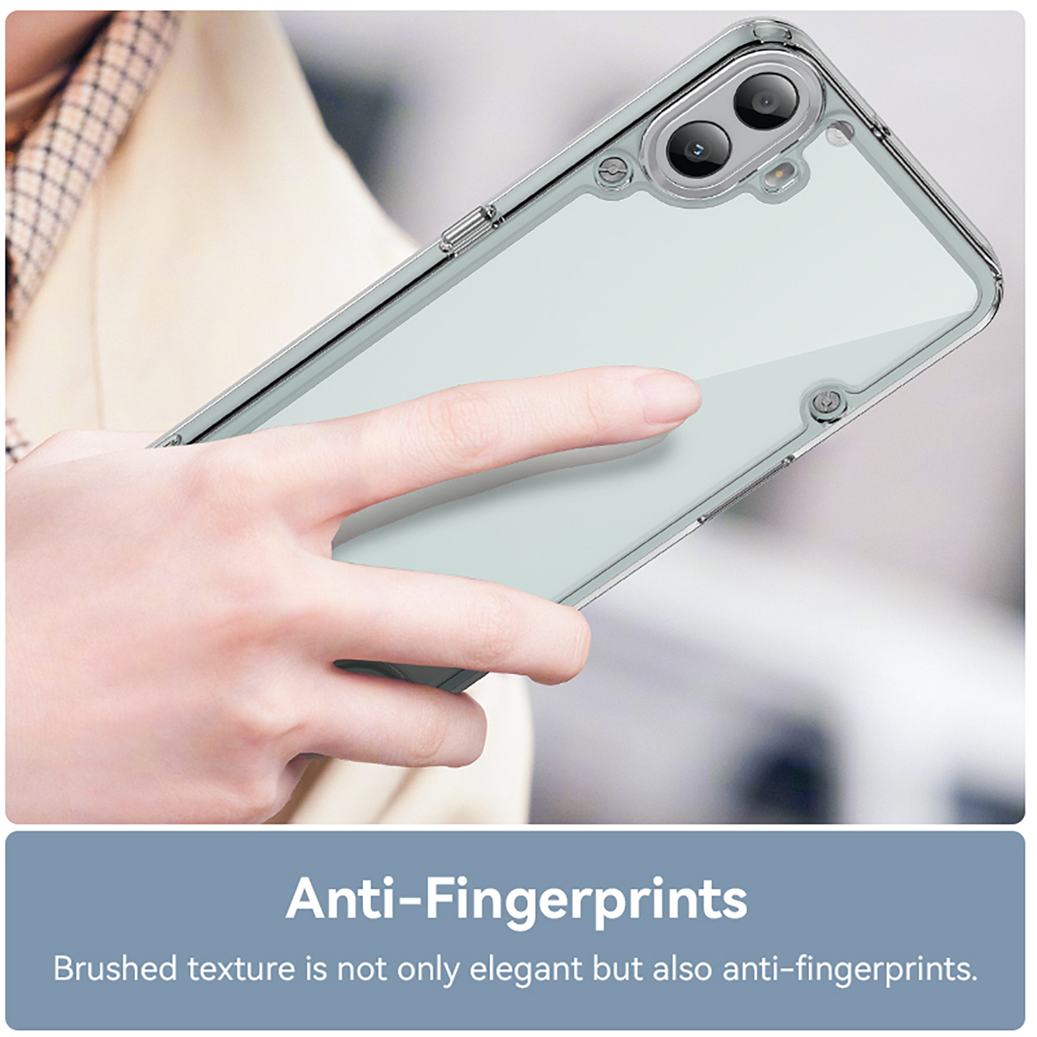 Nothing CMF Phone 1 Case, Clear Designed Shockproof Phone Case, Bumper ...