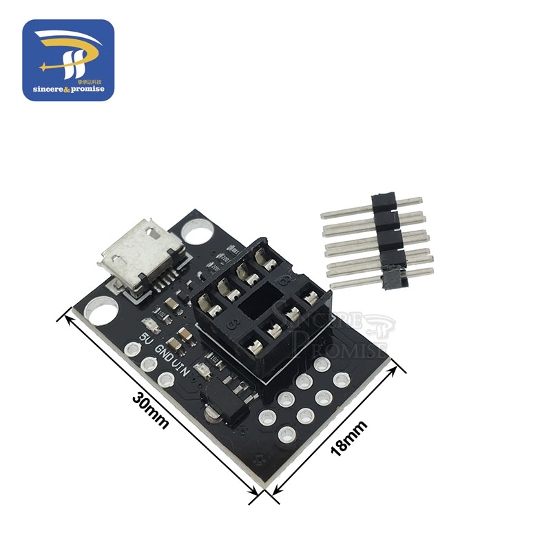 ATTINY Blue Black TINY85 Digispark Kickstarter Micro Development Board ...
