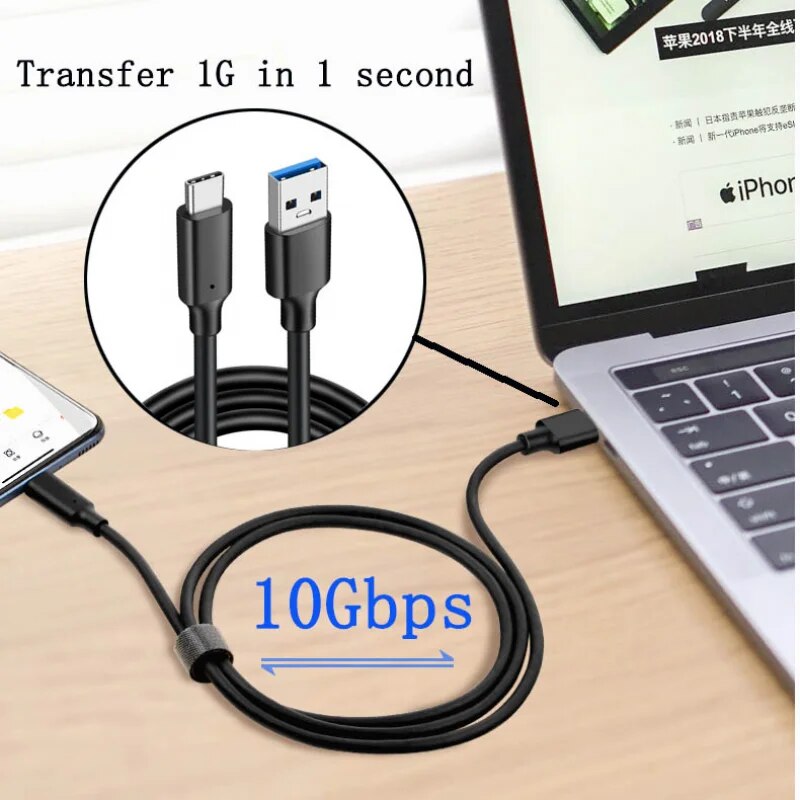 Believesinkinte new style USB C Cable 60W Fast Charging Cable 10Gbps ...