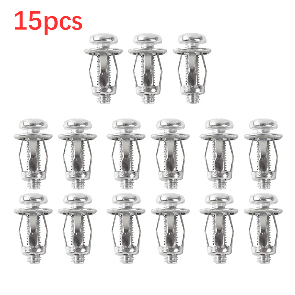 30pcs M4 Petal Rivet Lock Nuts with Screw Fixed License Plate for Car ...