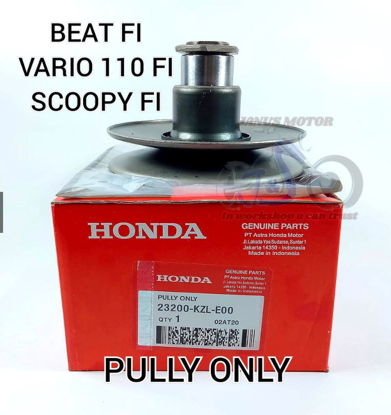 PULLY ONLY BEAT FI KZL STATER KASAR SCOOPY SPACY PULLEY A B HONDA ONLI ...