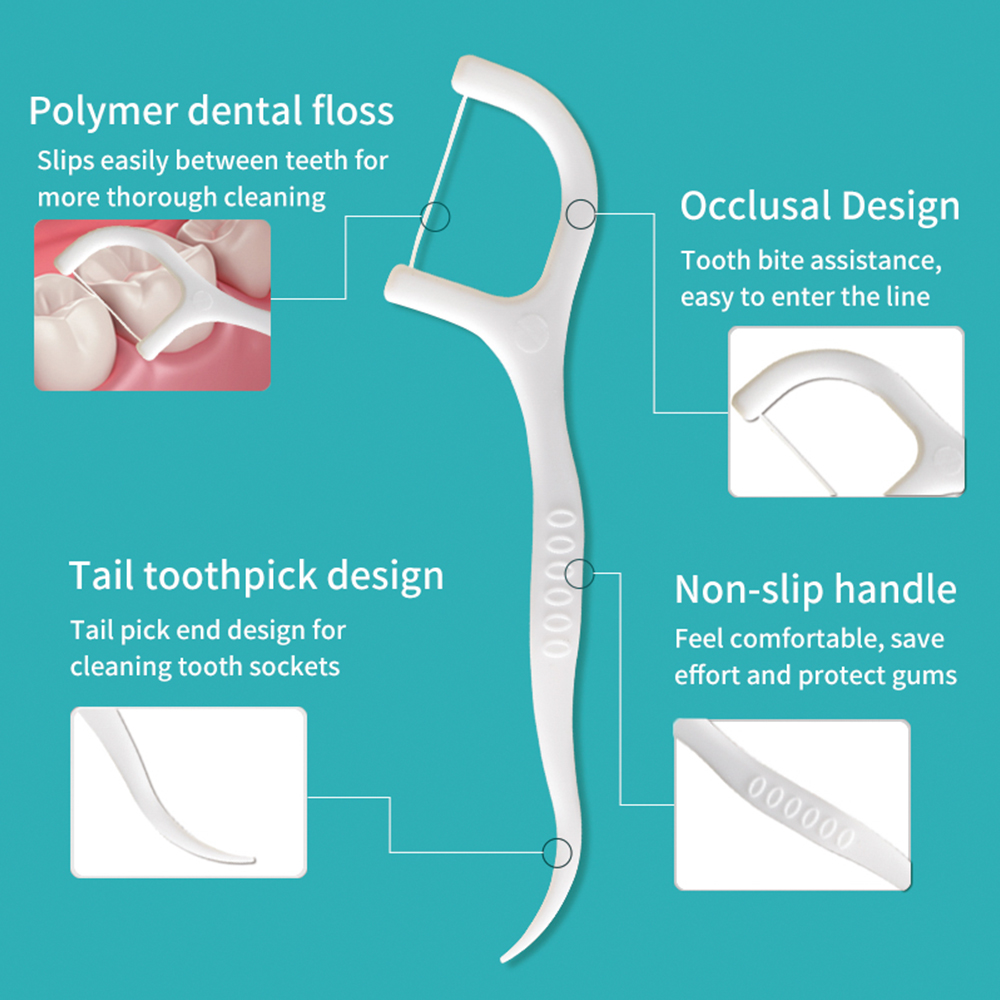 【Whoever uses it, who praises it】50/100/150pcs Ultra Thin Dental Floss ...