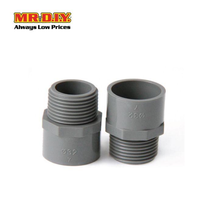 (MR.DIY) PVC 1/2" Thread Nipple AM | Lazada