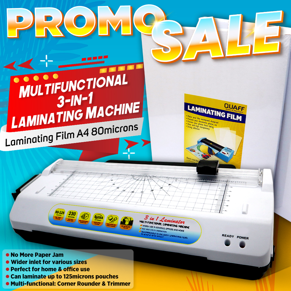 iPrint - 6in1 Hot/Cold Laminator Machine A4 Size | Lazada PH