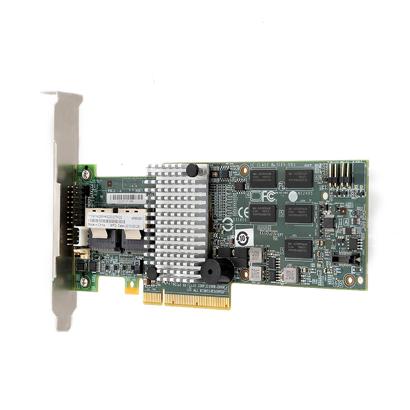 การ์ด RAID LSI MegaRAID 9260-8i SATA SAS CONTROLLER 6G PCIe X8 RAID สาย ...