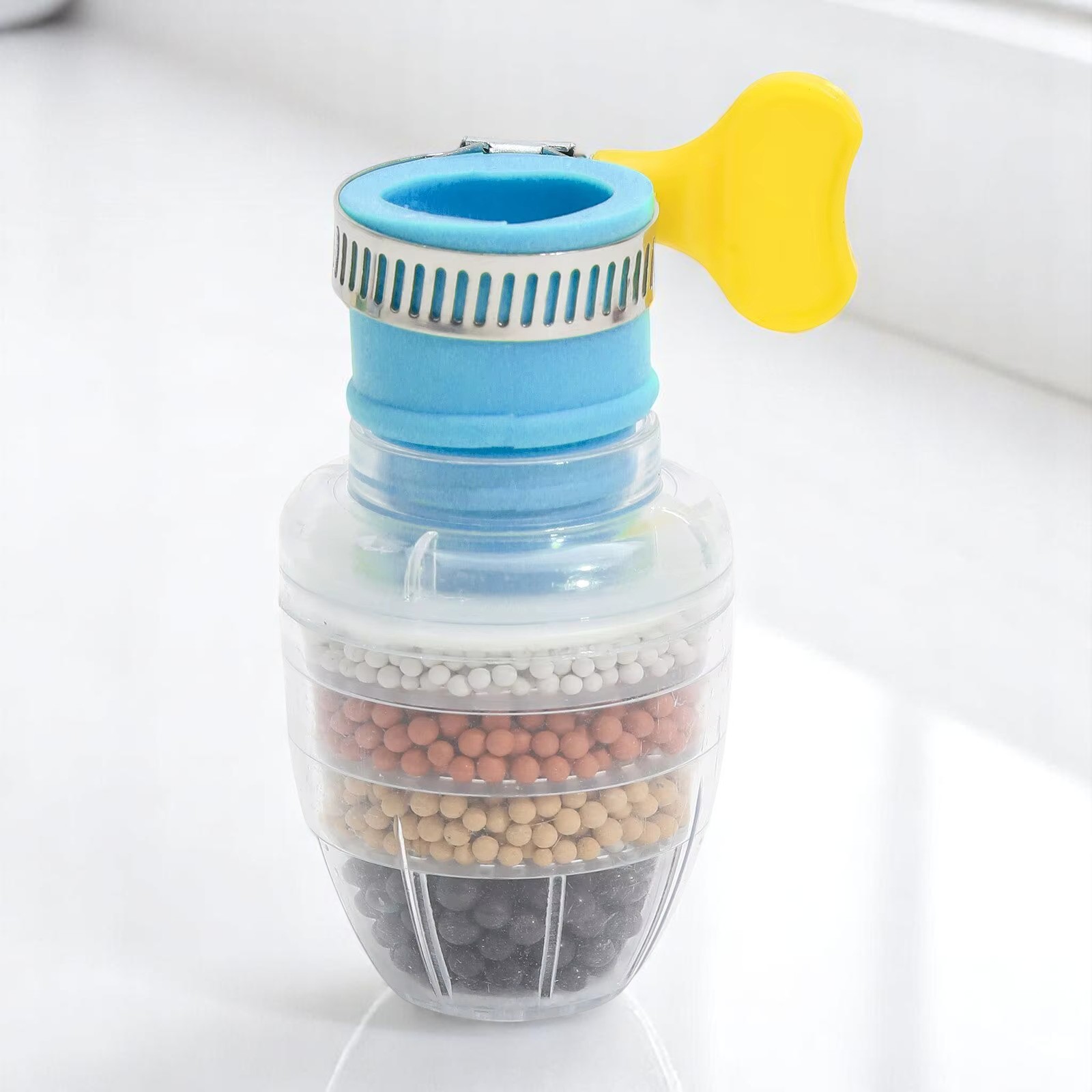 6 Layers Water Filter Tap Purifier for Kitchen Faucets – Medical Stone ...