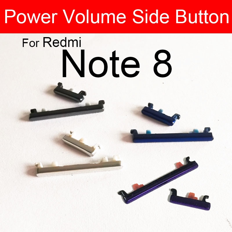 Power Volume Side Key For Xiaomi Redmi Red Rice Note 7 8 Pro 8T Note 7 ...