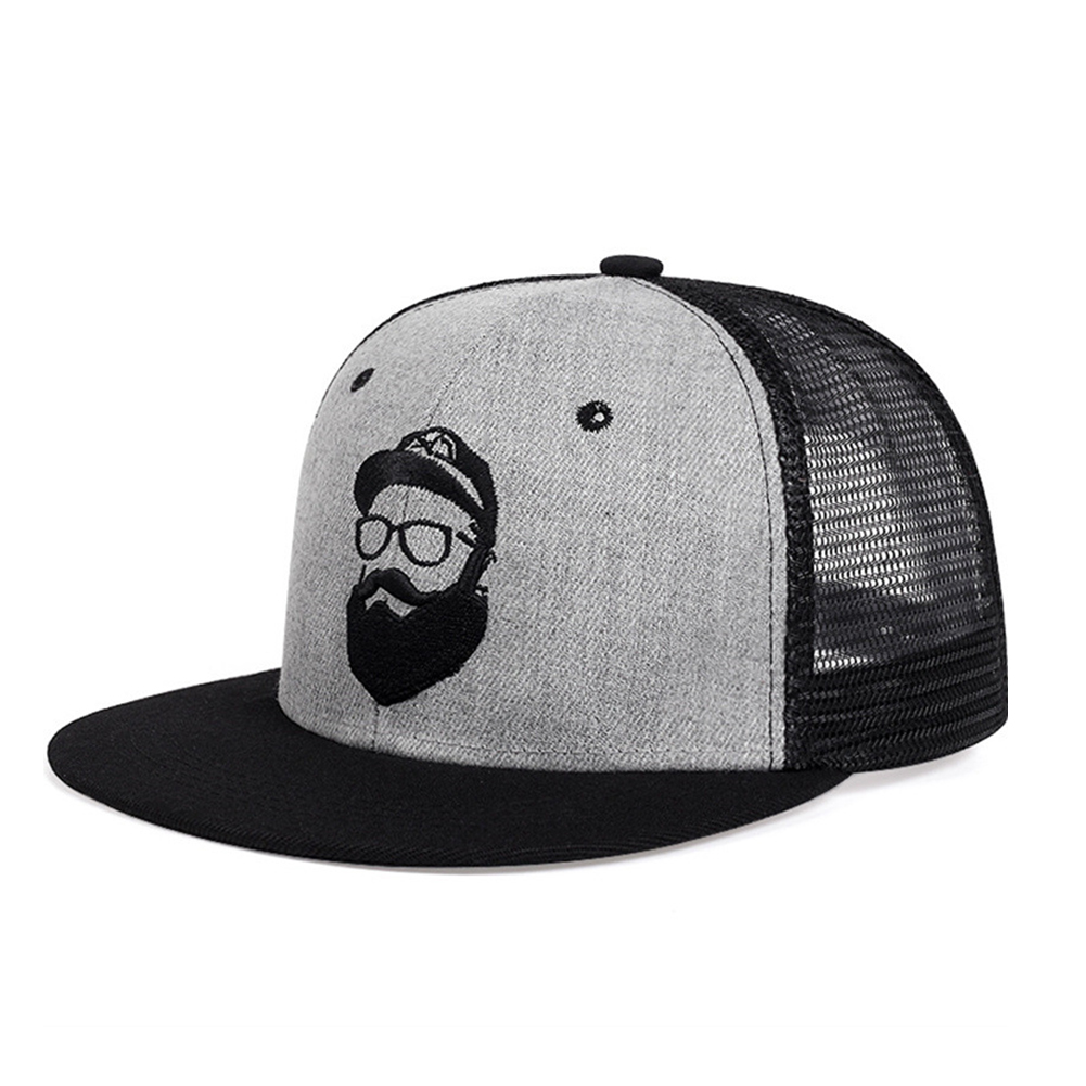 【Wildfolk Studio】Fashion Beard Old Man Embroidery Baseball Cap ...