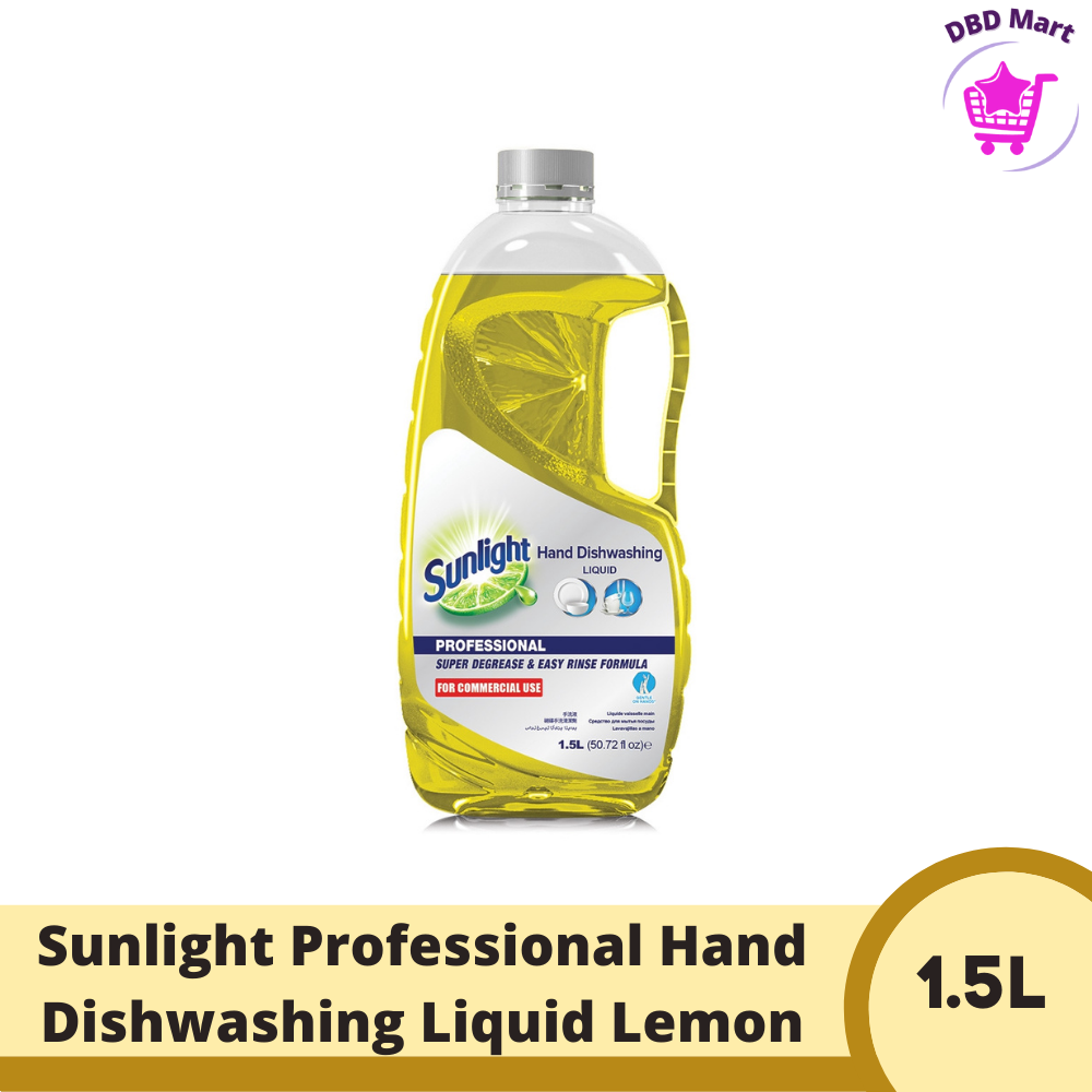 Sunlight Professional Hand Dishwashing Liquid Lemon 1.5L | Lazada PH