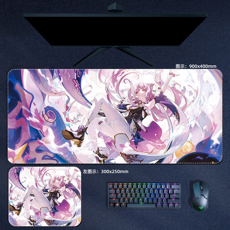 Fu Xuan Mouse Pad Honkai Star Rail Large Mousepad Computer Keyboard ...