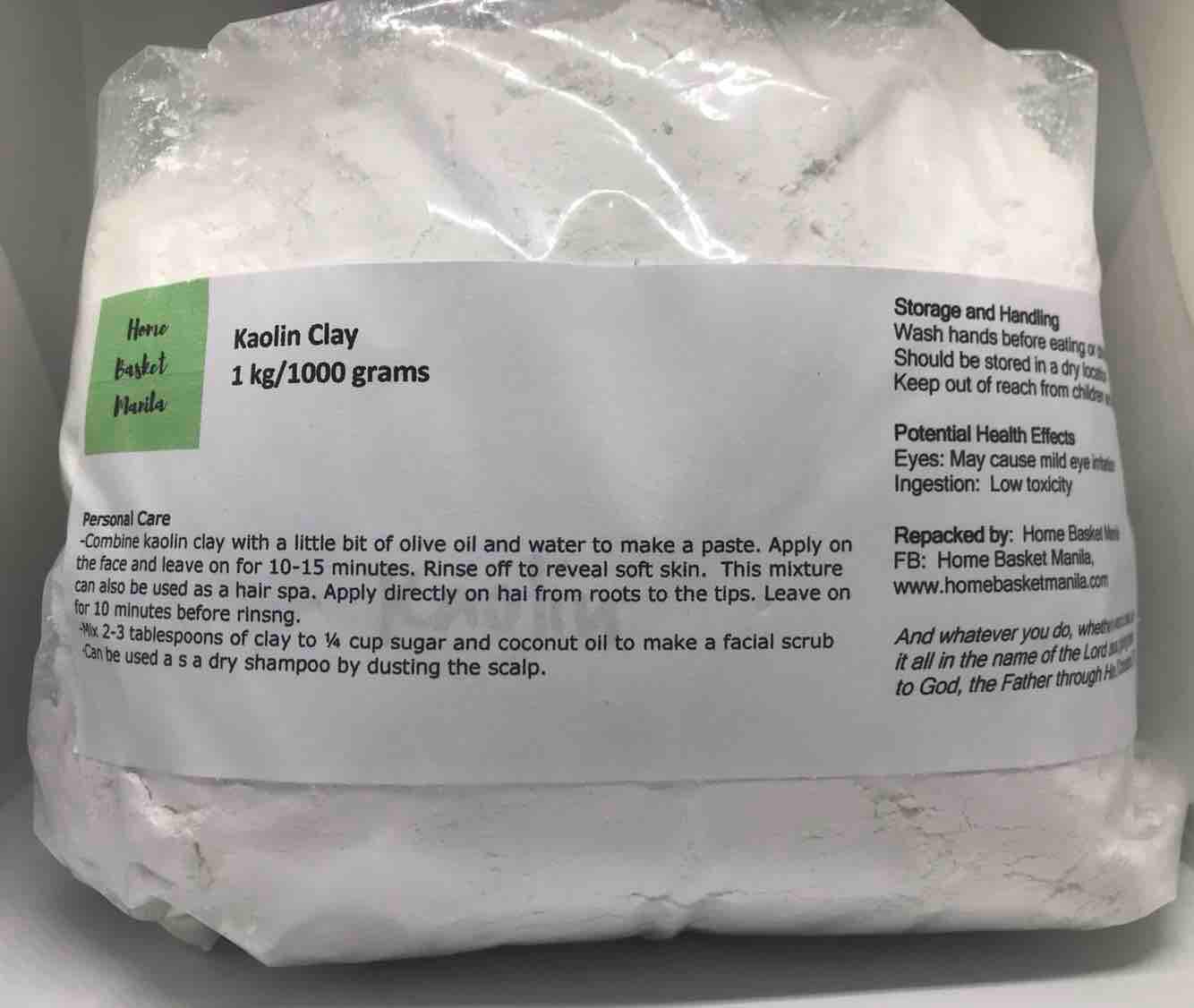 Kaolin Clay, 1 Kg Pack | Daraz.pk