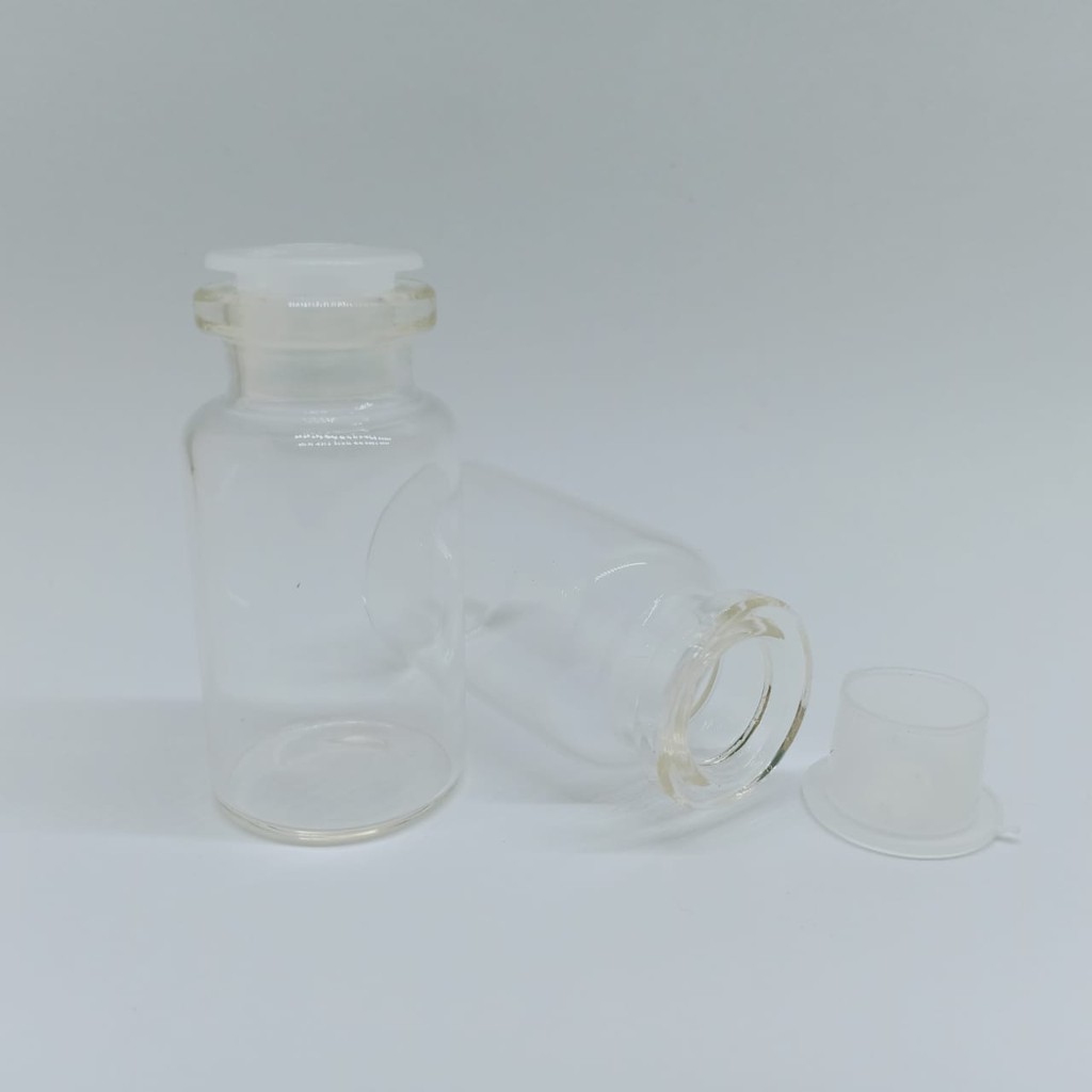 Botol Kaca Vial 10ml Sumbat Plastik Model Paku | Lazada Indonesia