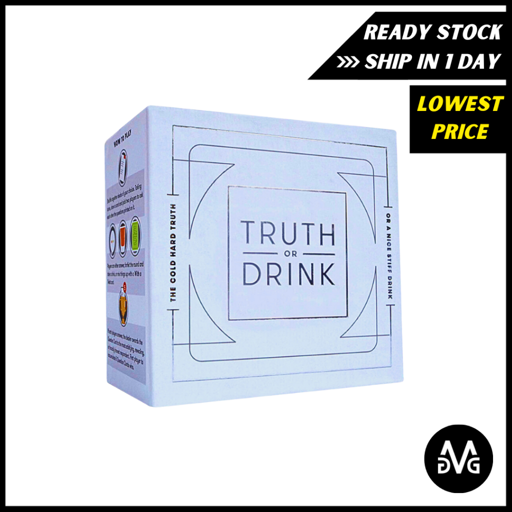 Truth Or Drink Drinking Game Fun Party Card Games 5 Themed Decks Ice