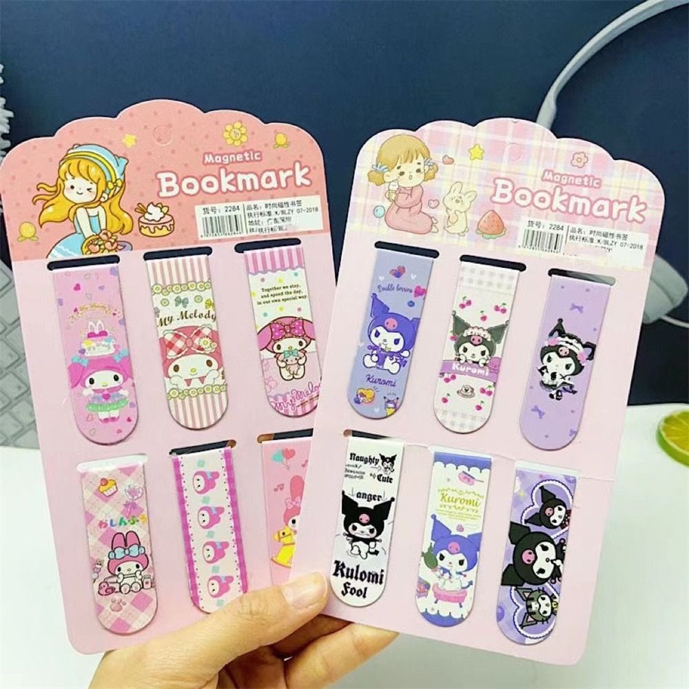 Creative Cinnamoroll Magnetic Bookmark My Melody Reading Book Clip ...