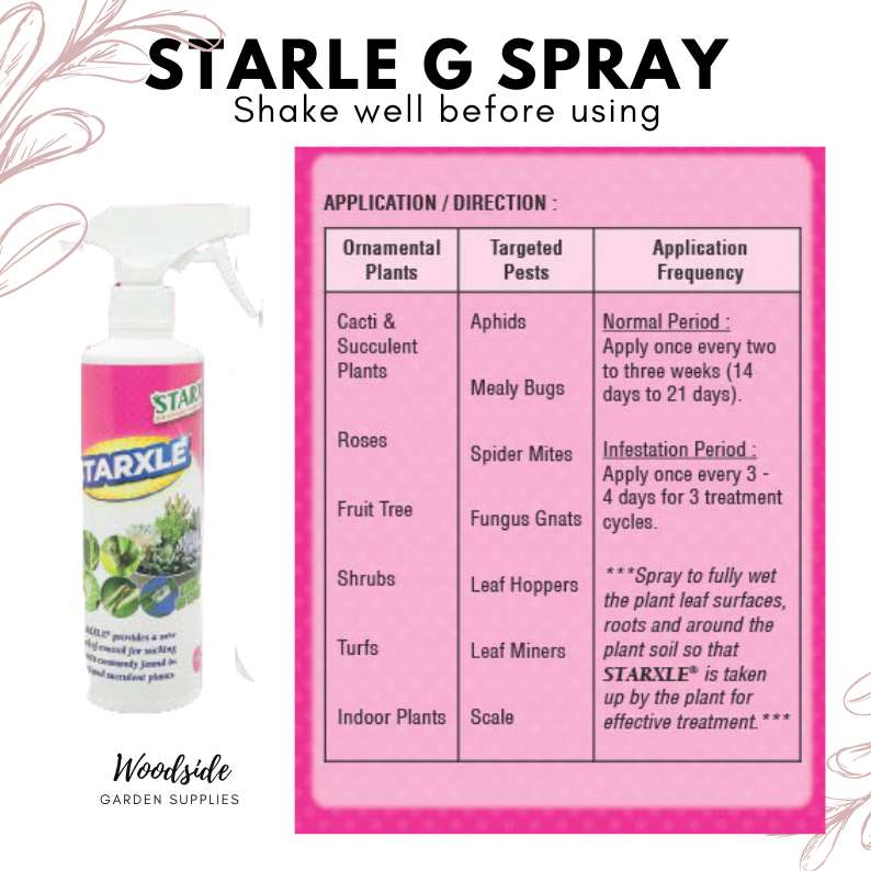 Starxle G Granule and Spray Protect plants fr insects like Aphids ...