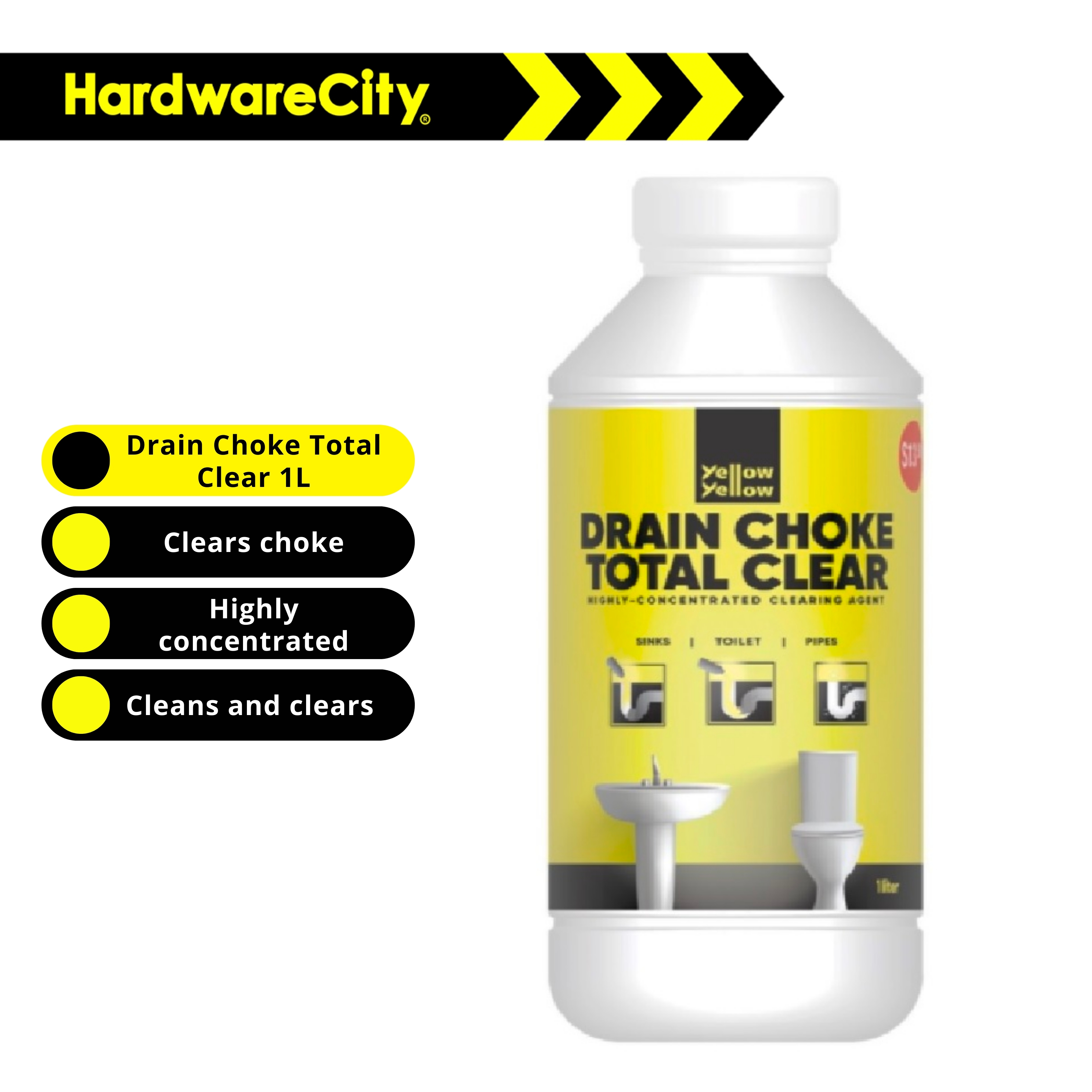 Yellowyellow Drain Choke Total Clear High Concentrated Drain Cleaning ...