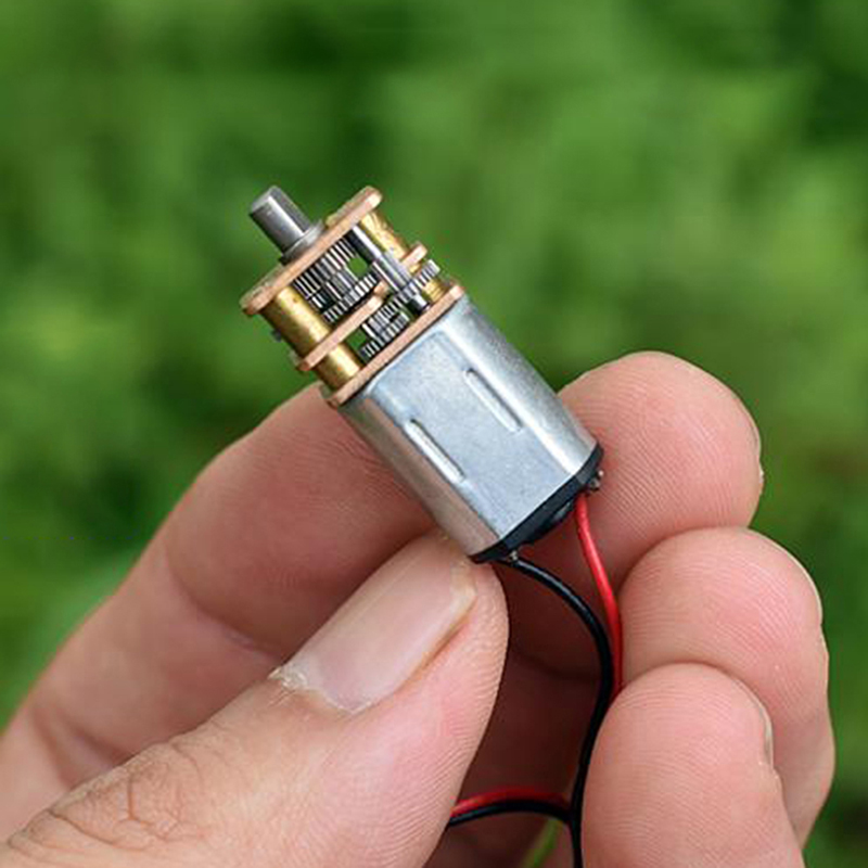 DC3V-6V 5V 28RPM Slow Speed Reducer Micro Mini N20 Full Metal Gearbox ...