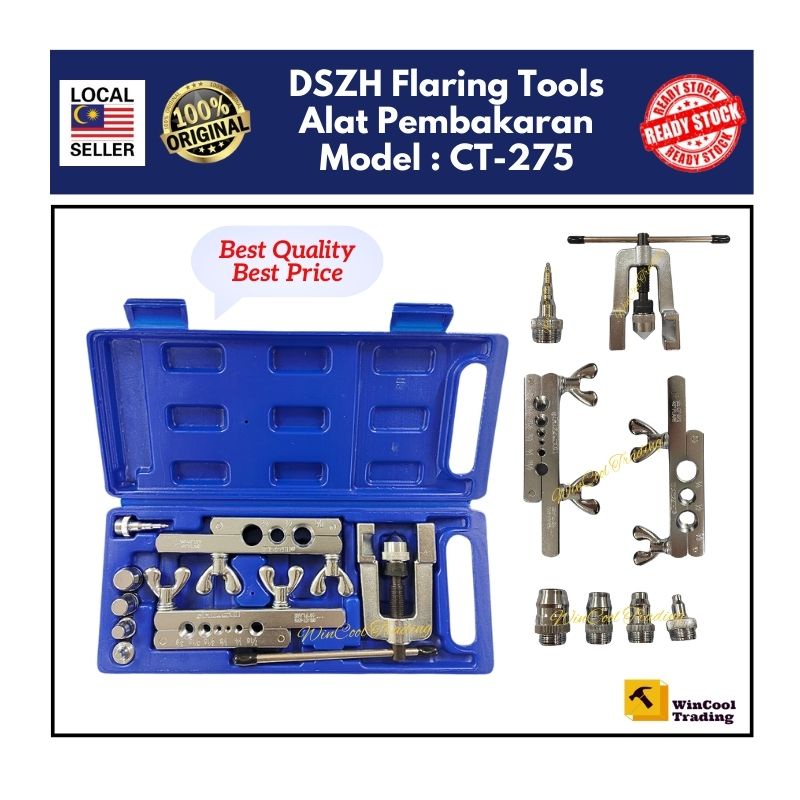 Copper Tube Value Flaring Tool Set and Copper Pipe Cutter and Assembler ...