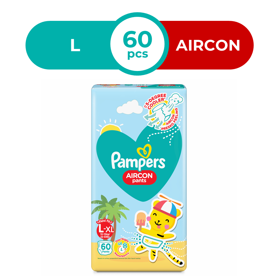 Pampers Aircon Pants Large Diaper 60s | Lazada PH