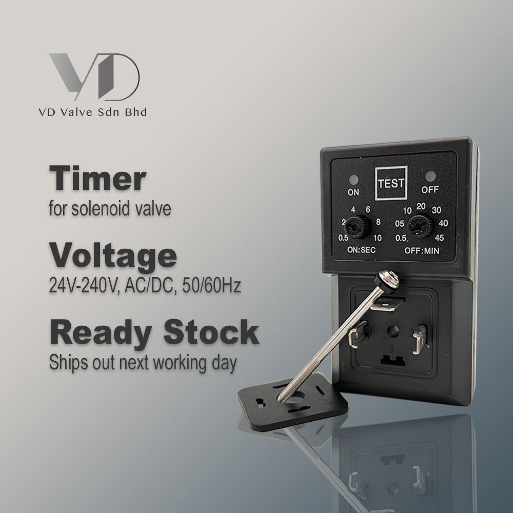 [READY STOCK] Timer for solenoid valve DIN Standard 24-240 AC/DC | Lazada